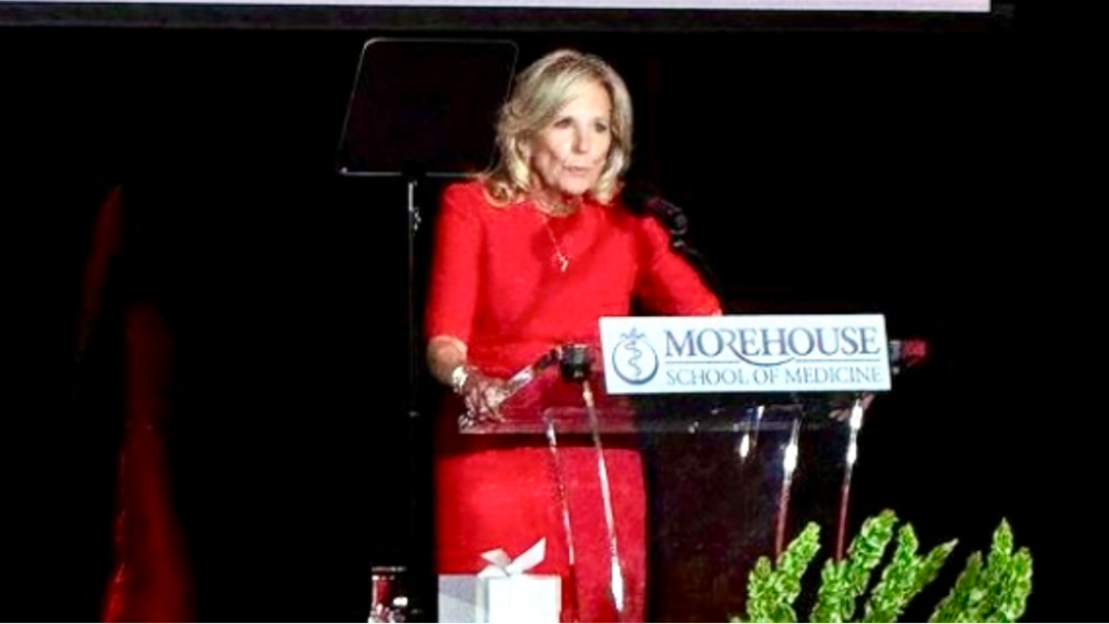 First Lady Jill Biden Gives Keynote Speech At Morehouse School Of ...